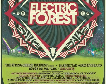 Electric forest | Etsy