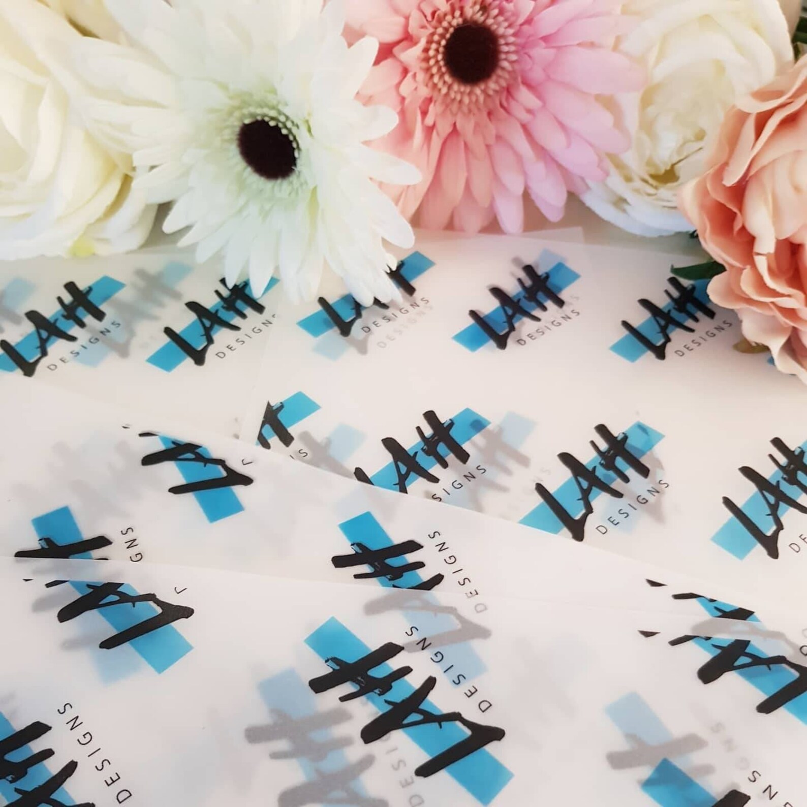 Custom Logo Translucent Packaging Sheets Logo Paper Vellum | Etsy