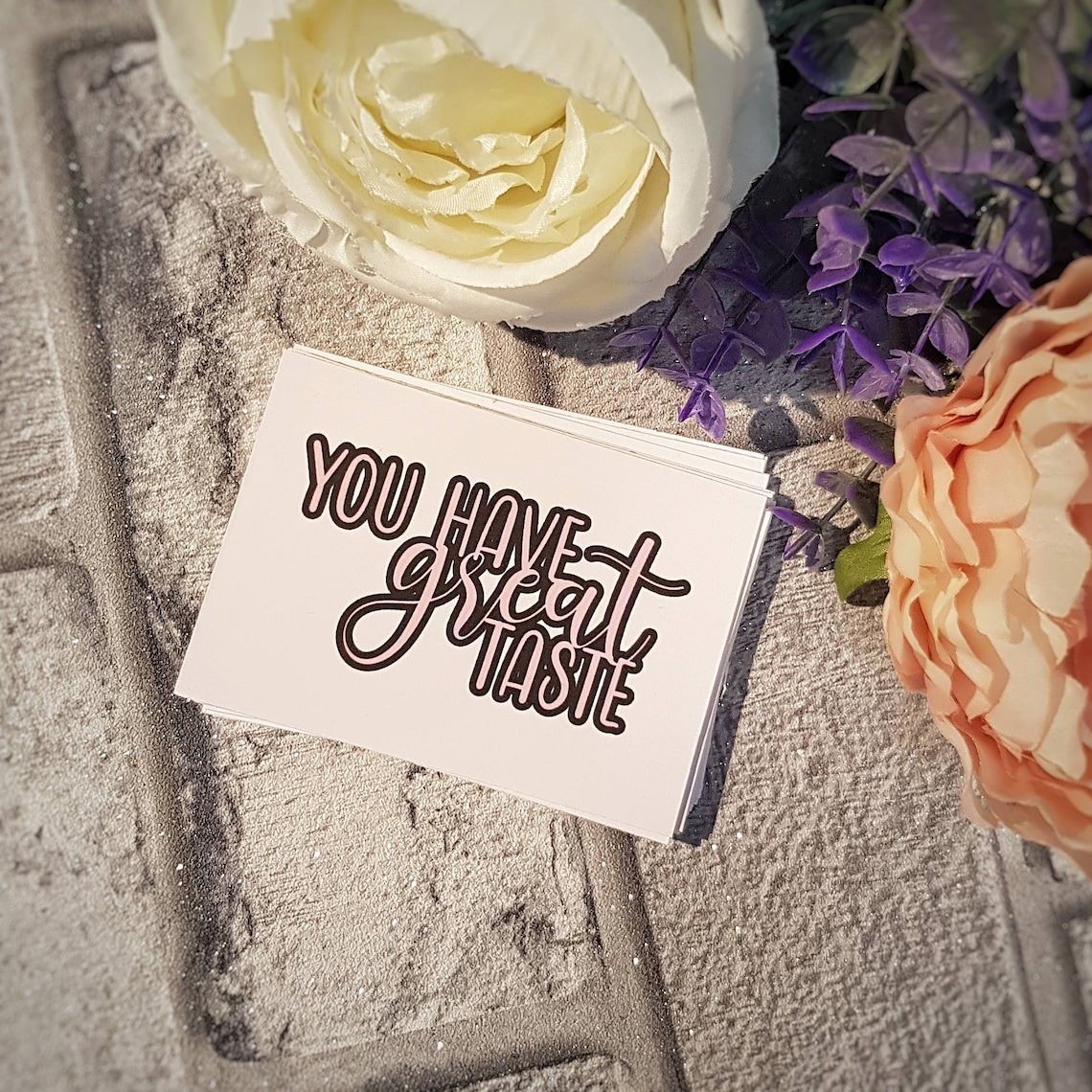 You have great taste Generic thank you cards small business | Etsy