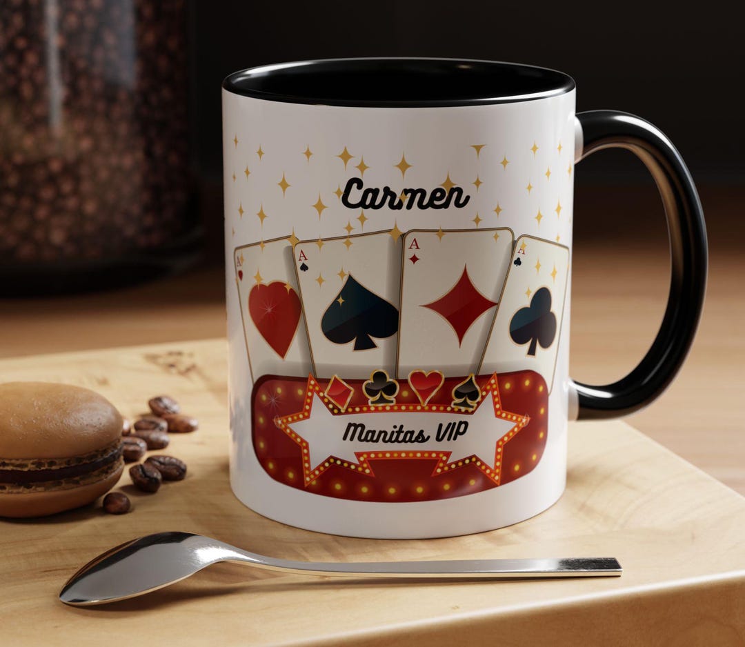 Personalized Playing Cards Coffee Mug: Gamer Gift - Etsy Canada