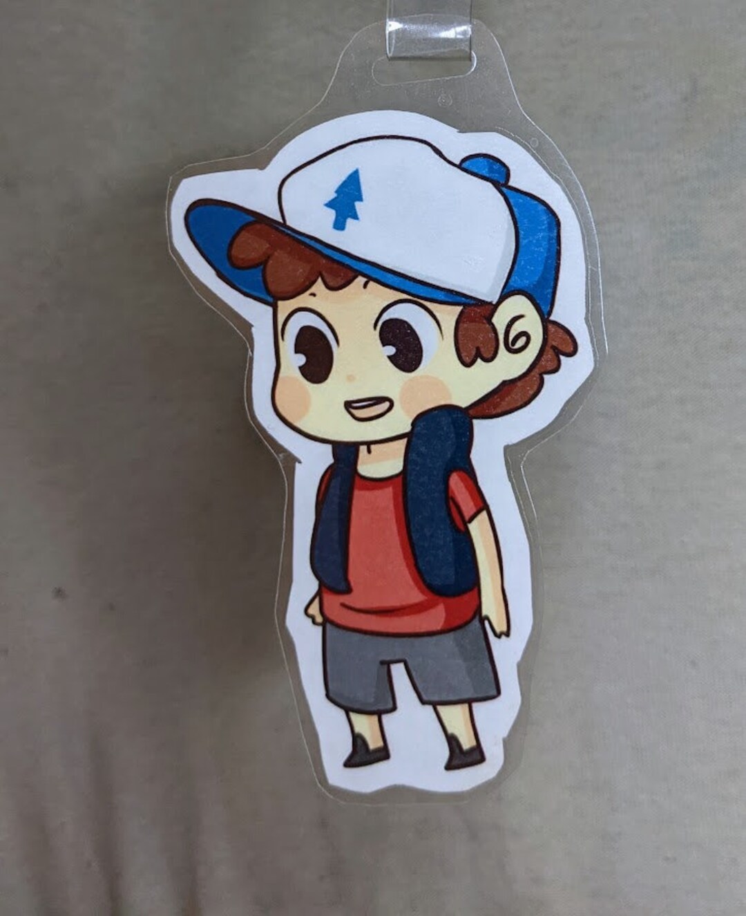 Gravity Falls Inspired Dipper Pines Lanyard Clip Convention Accessory ...
