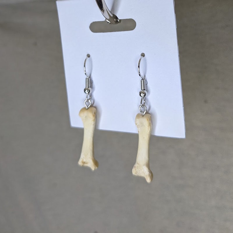 Bone Earrings - Etsy