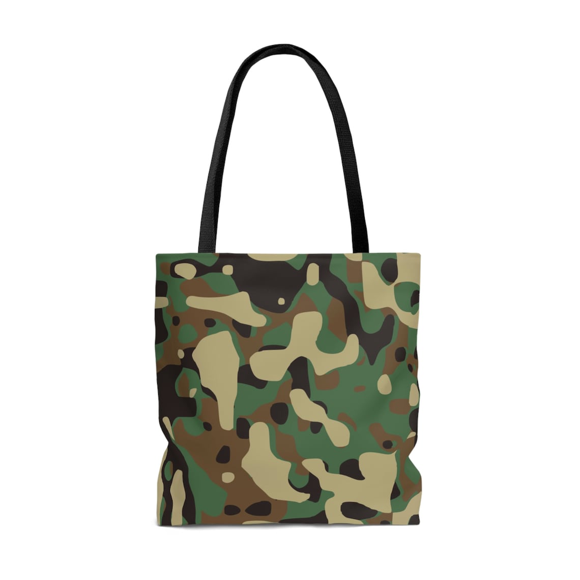 Camouflage Large Tote Bag Army Camouflage Basic Tote Bag Modern Tote Bag Stylish Tote Bag Hunter ...
