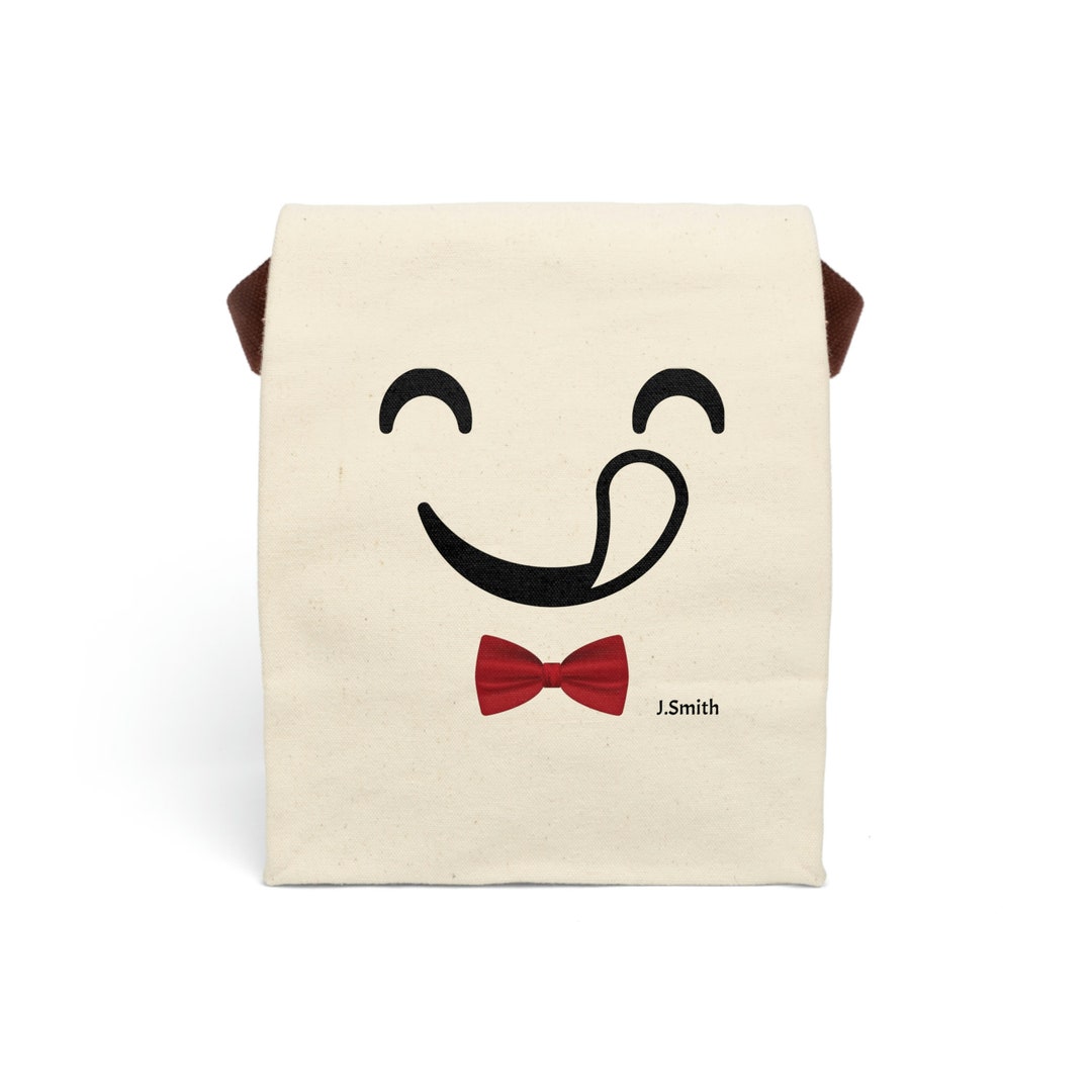 Yummy Funny Face Lunch Bag-cute Face Personalized Face Lunch Bag With ...