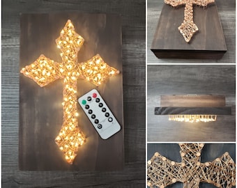Light up Cross - Etsy