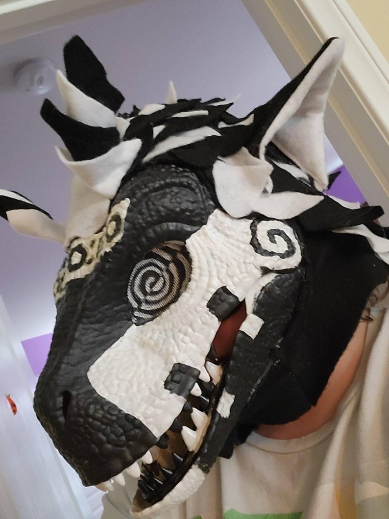 Custom Dino Mask - Etsy