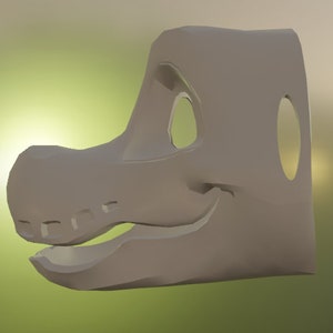 Python/snake 3D Printed Fursuit Headbase - Etsy