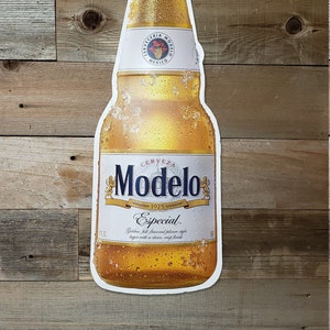 Modelo Botella Letrero Metálico En Relieve y Forma - Etsy México