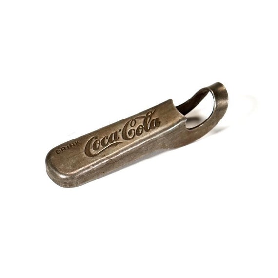 Coca-cola Bottle Opener Steel With Antique Finish - Etsy