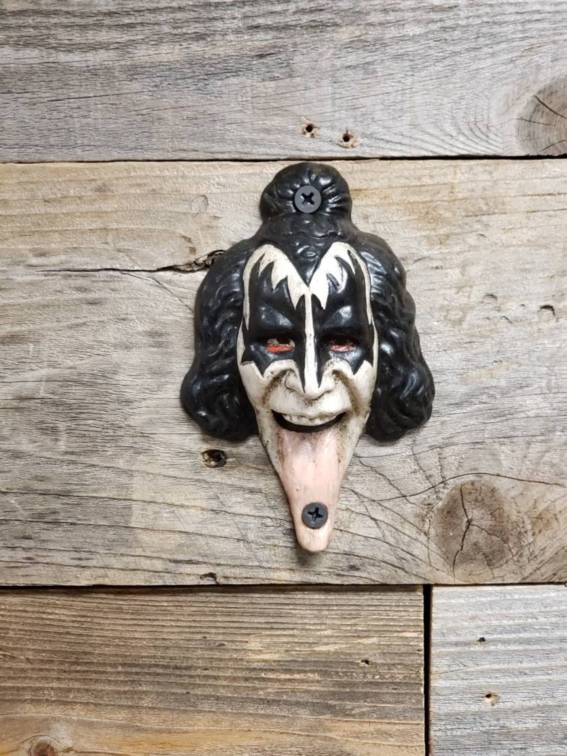 Gene Simmons KISS Tongue Bottle Opener Cast Iron Wall Mounted - Etsy