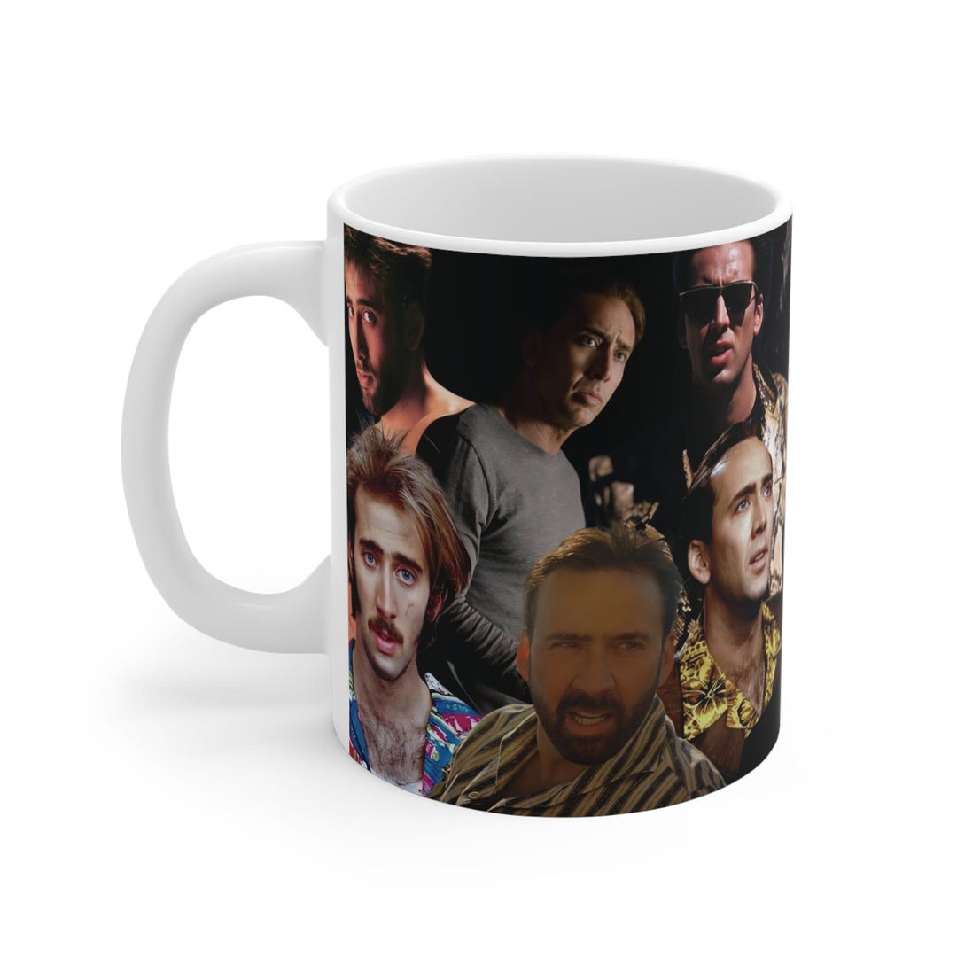 Nicolas Cage Collage Mug - Etsy