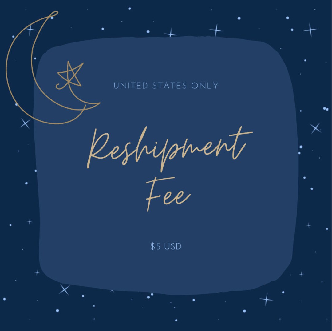 Reshipment for *standard US Shipping Only* - Etsy