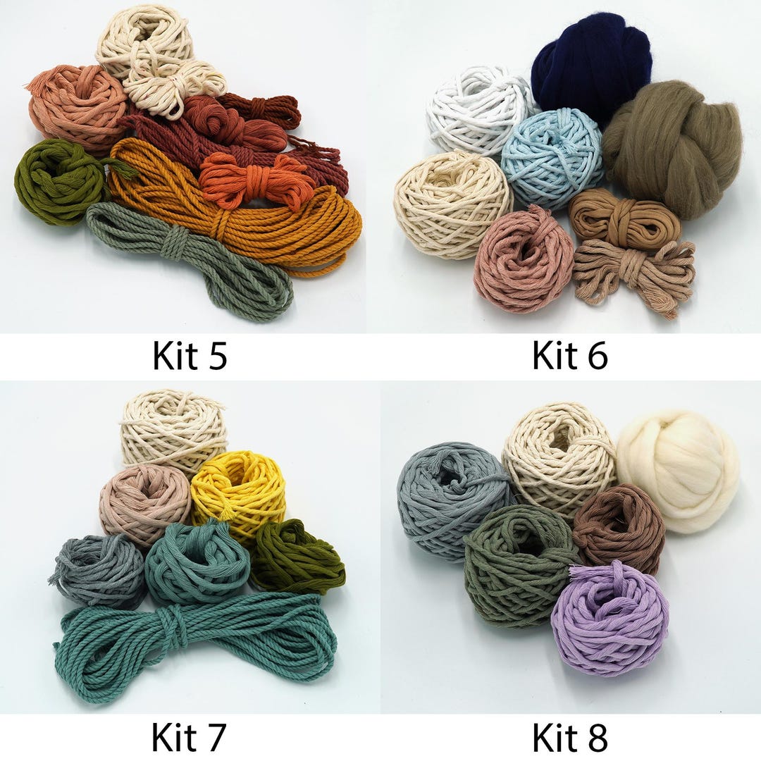 Fibre Kits! (14 Unique Kits!) Mini Fibre Kit/sample Pack/macrame ...