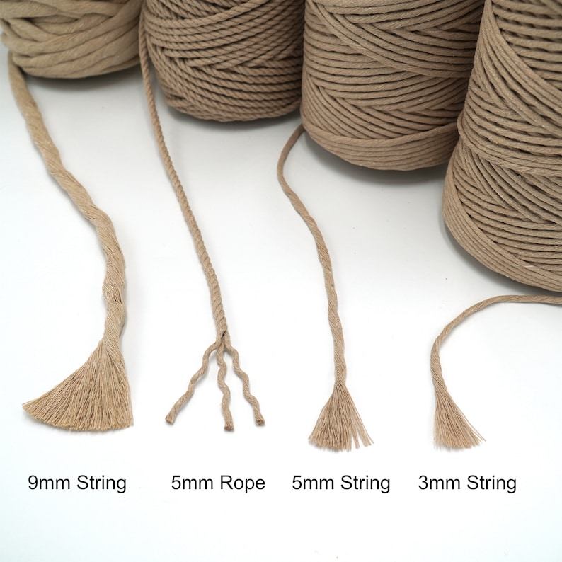 5mm String PREMIUM Recycled Macrame String/650 Ft/cotton - Etsy