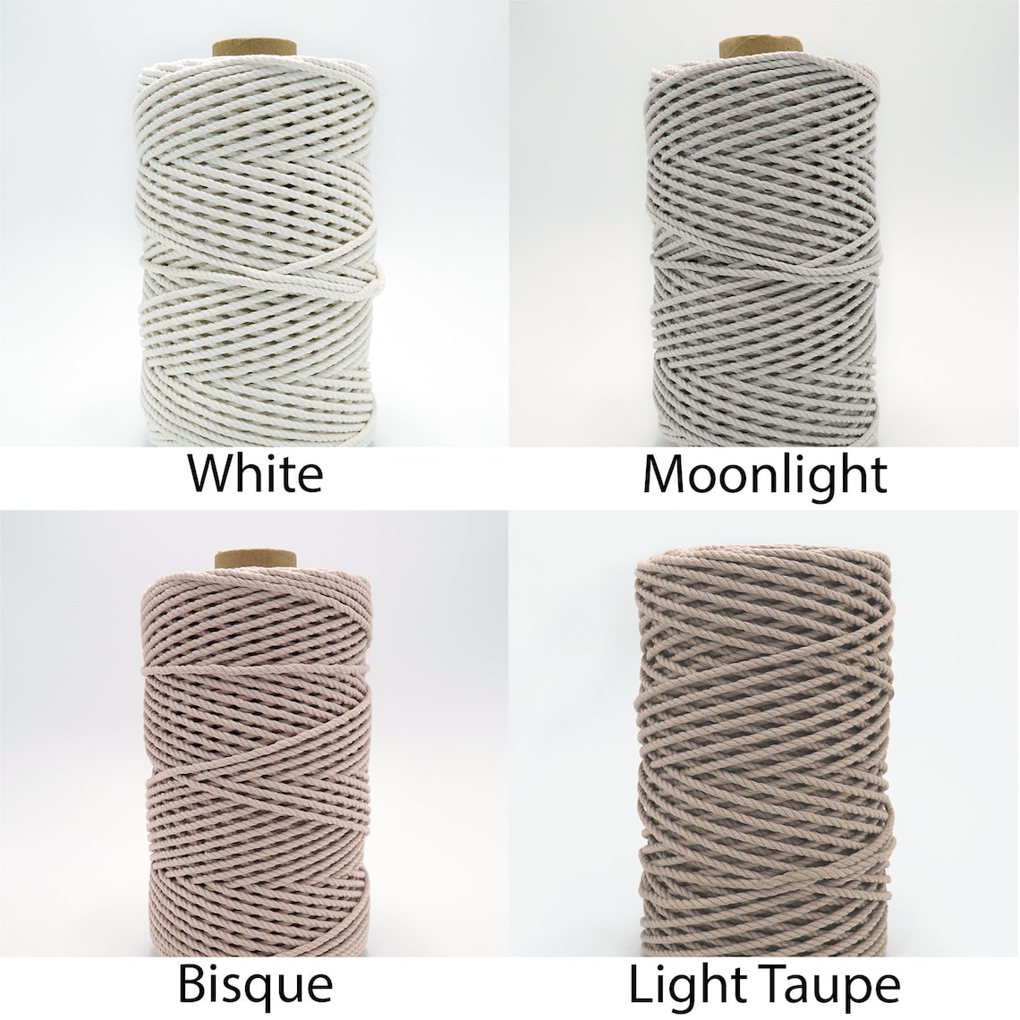 4mm Rope 21 Colours 100% RECYCLED Macrame 3 Ply Triple - Etsy