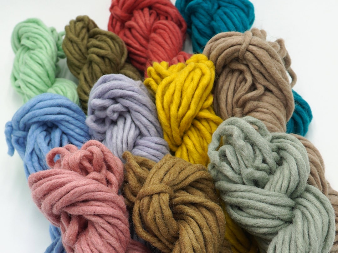 Felted Merino Art Yarn/Macrame/Weaving/Yarn Rope/Chunky Merino Wool ...