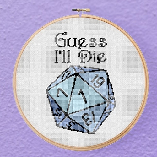 Dungeons & Dragons Craft Pathfinder Cross Stitch Pathfinder Hand ...