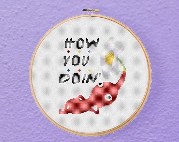 Pikmin Cross Stitch Pattern - Etsy Canada