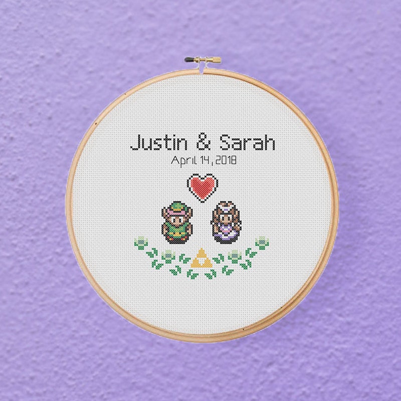 8 Bit Zelda Cross Stitch - Etsy