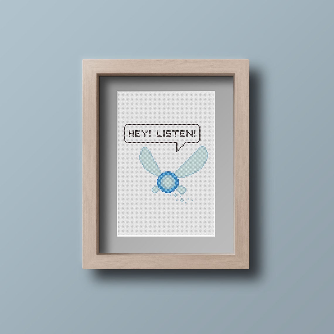 Navi Hey Listen Legend of Video Gamer Ocarina of Time Cross - Etsy UK