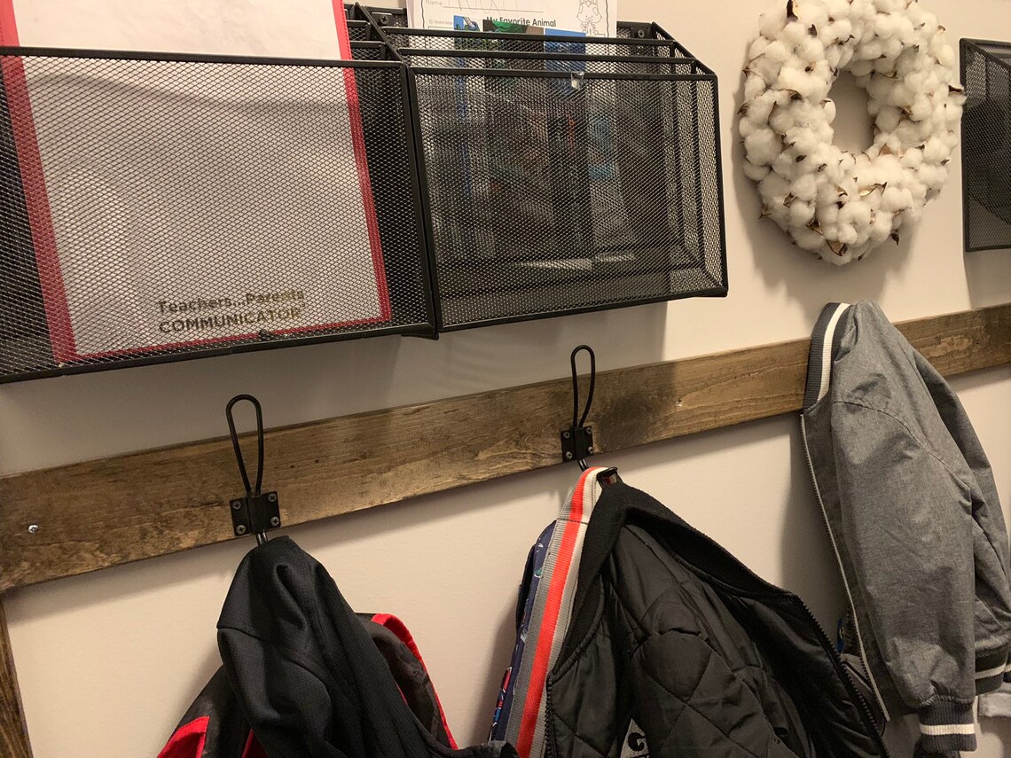 Wall Hooks Storage Solution Organization Wall Dual Prong - Etsy