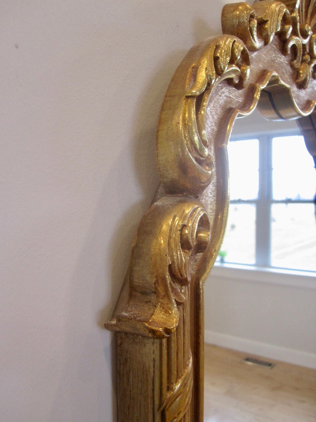 Vintage Wall Mirror 15 X 35 Cottage Core - Etsy