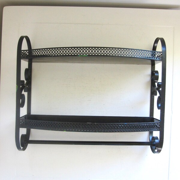 Vintage Metal Shelf - Etsy