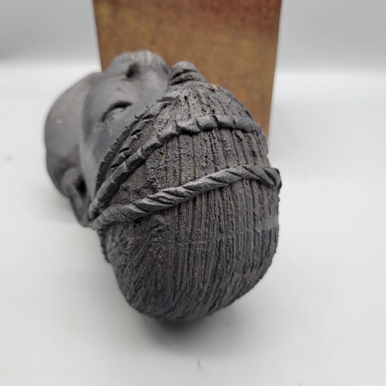 Signed Flora Busia Sculpted Clay Bust of Maasai Woman - Etsy