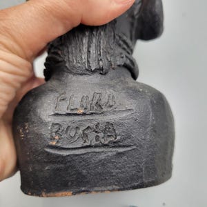 Signed Flora Busia Sculpted Clay Bust of Maasai Woman - Etsy