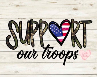 Support Our Troops | Etsy