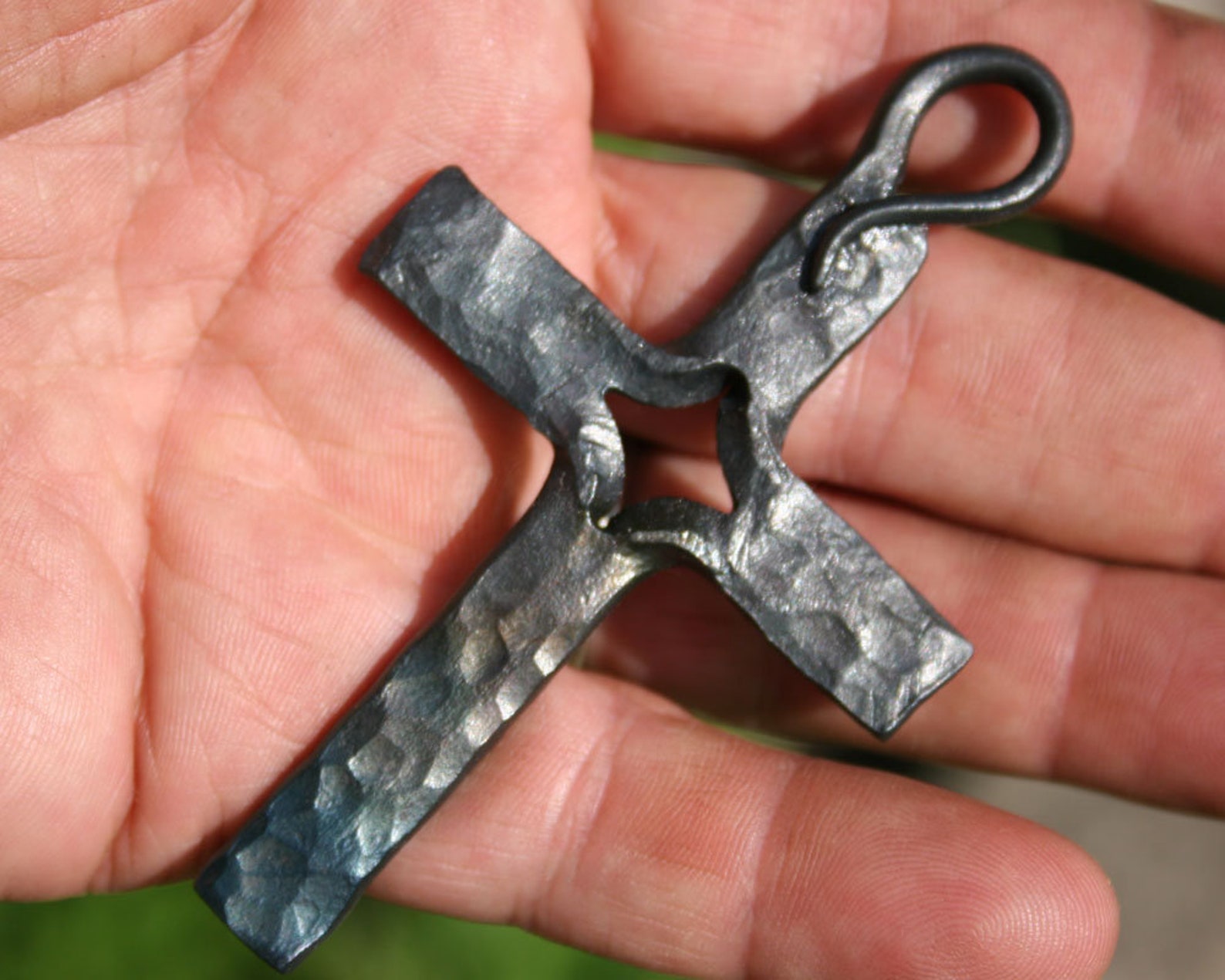 Hand Forged Cross - Etsy