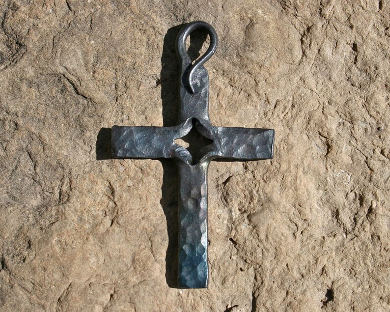 Hand Forged Cross - Etsy