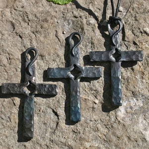 Hand Forged Cross - Etsy