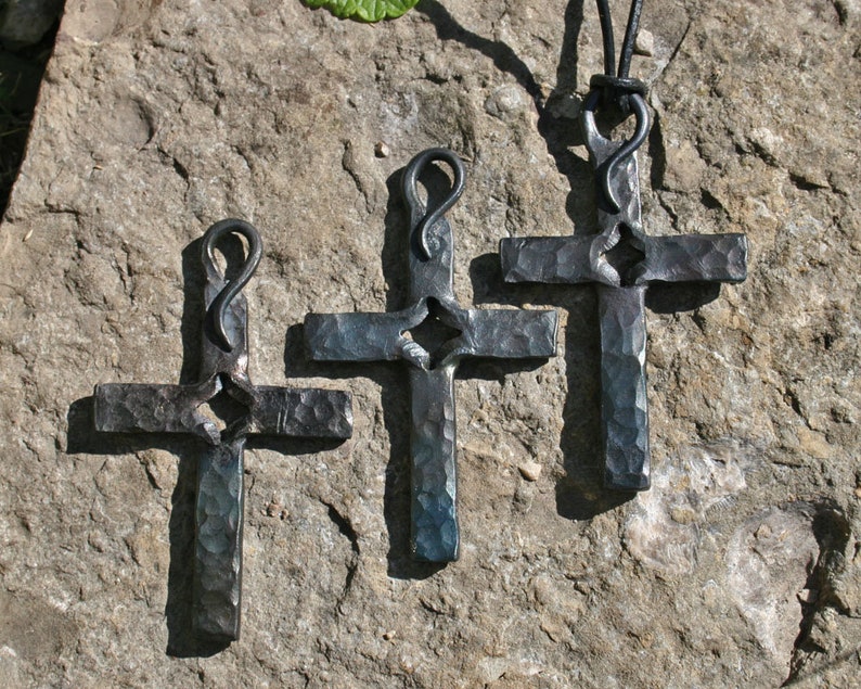 Hand Forged Cross - Etsy