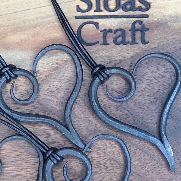 Hand Forged Heart - Etsy