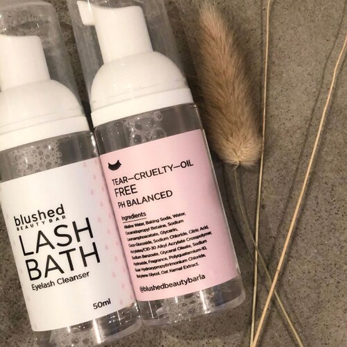 DIY Eyelash Cleanser Foam Label Lash Bath Lash Cleanser - Etsy