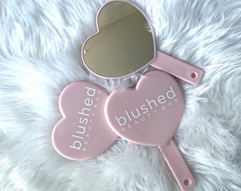 Heart Hand Mirror - Etsy