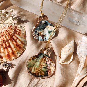 The Birth of Venus Scallop Shell Necklace - Etsy