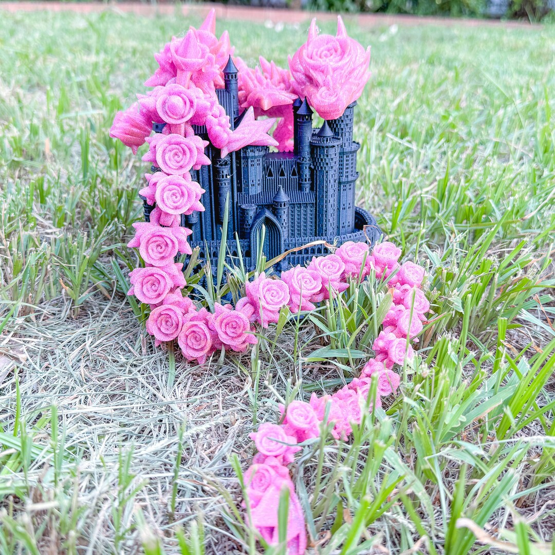 Articulated Rose Dragon Fantasy Dragon Model 3d Printed Dragon Desk ...