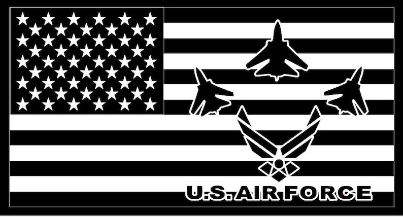 American Flag U.S. Air Force Design File - Etsy