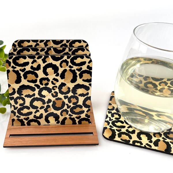Animal Print Coaster - Etsy