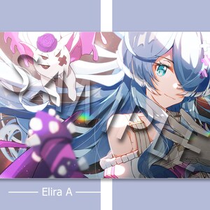 Nijisanji EN/2434 Elira Pendora//pomu Rainpuff//finana Ryugu//petra Gurin//millie Parfait 4x6 ...