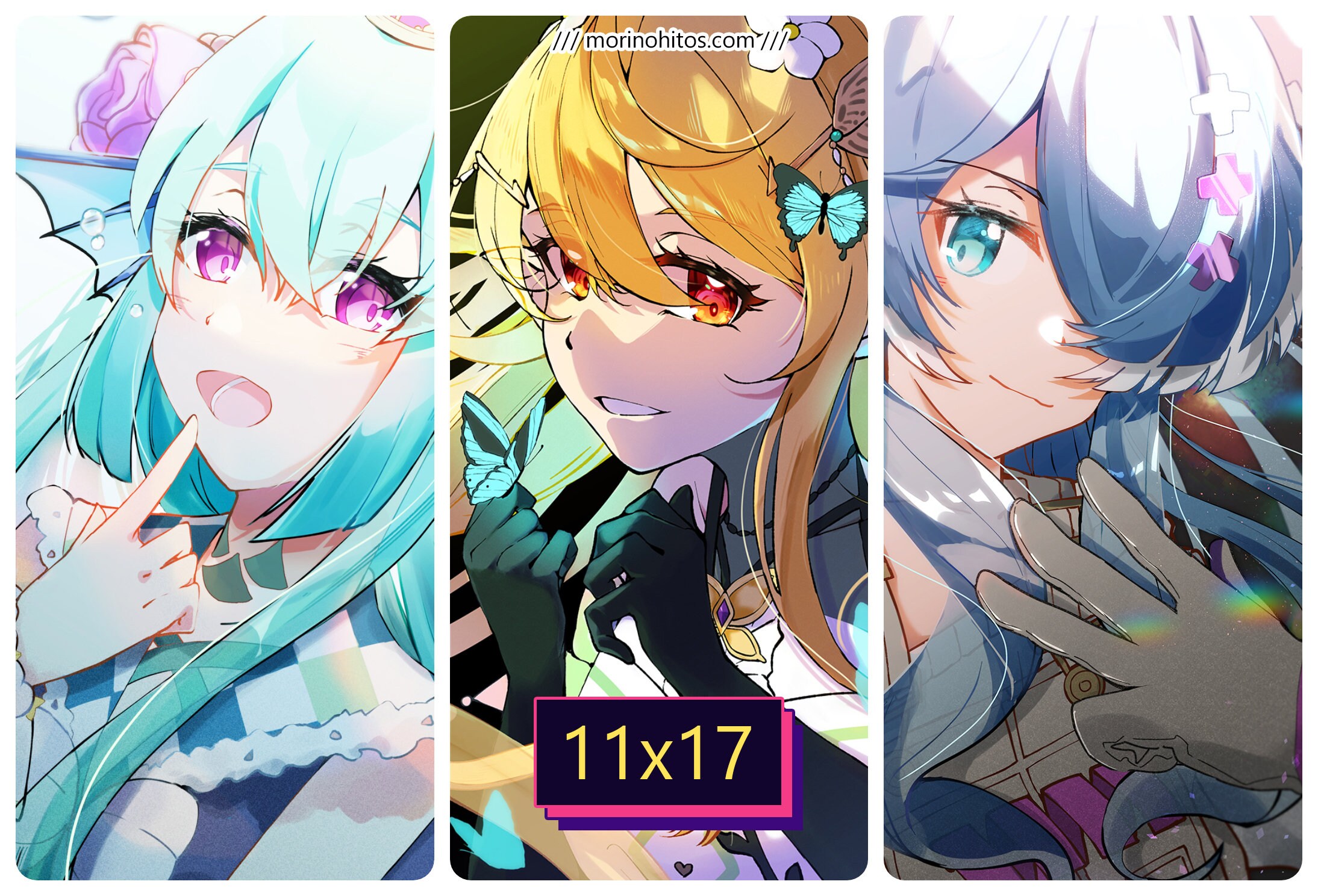 Nijisanji EN/2434 Elira Pendora//finana Ryugu//pomu Rainpuff - Etsy