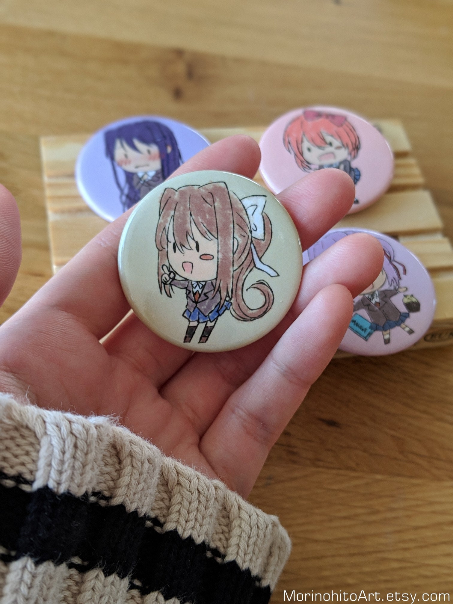 DDLC Doki Doki Literature Club Monika/sayori/yuri/ Natsuki - Etsy Canada