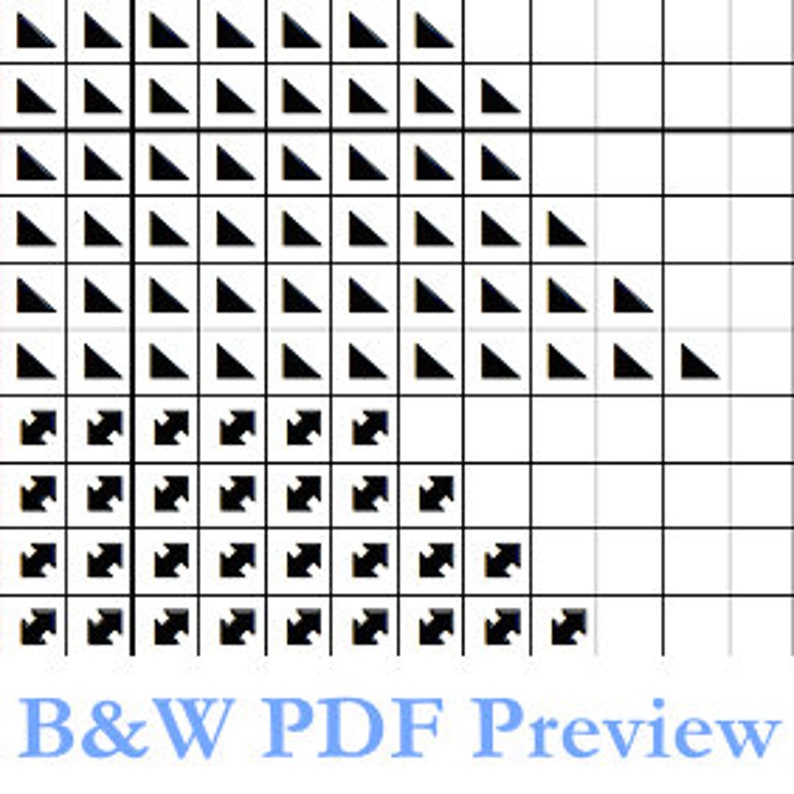 Gradient Pine Tree Cross Stitch Pattern Modern Cross Stitch - Etsy