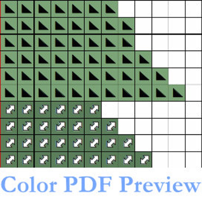 Gradient Pine Tree Cross Stitch Pattern Modern Cross Stitch - Etsy