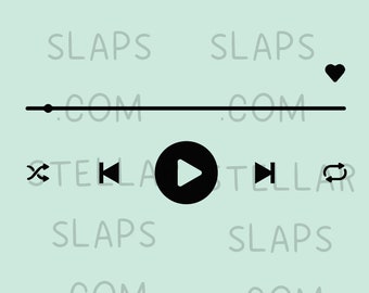 Spotify Play Svg - Etsy