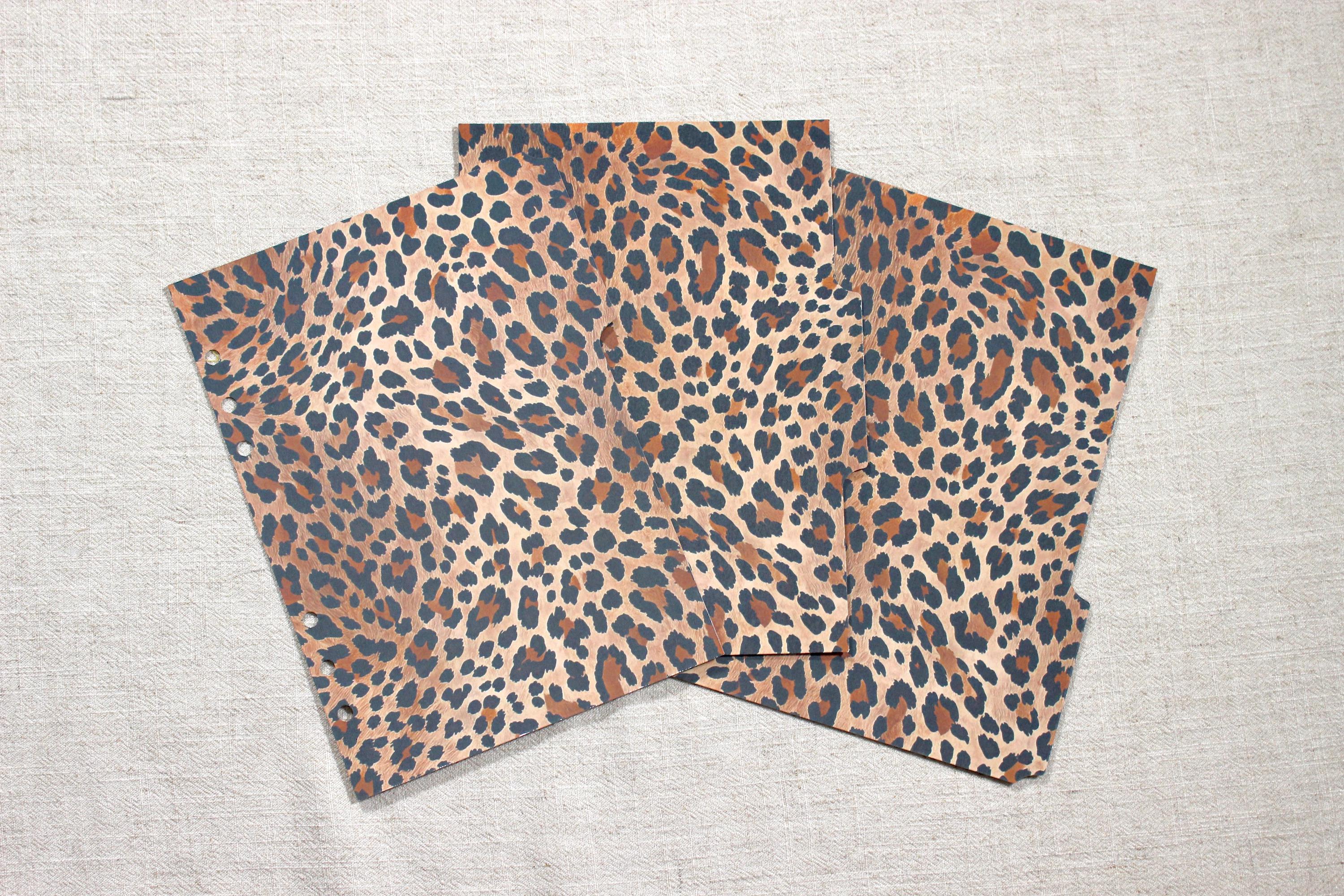 A5 Planner Leopard Cheetah Dividers for 6 Ring Binders and Today ...