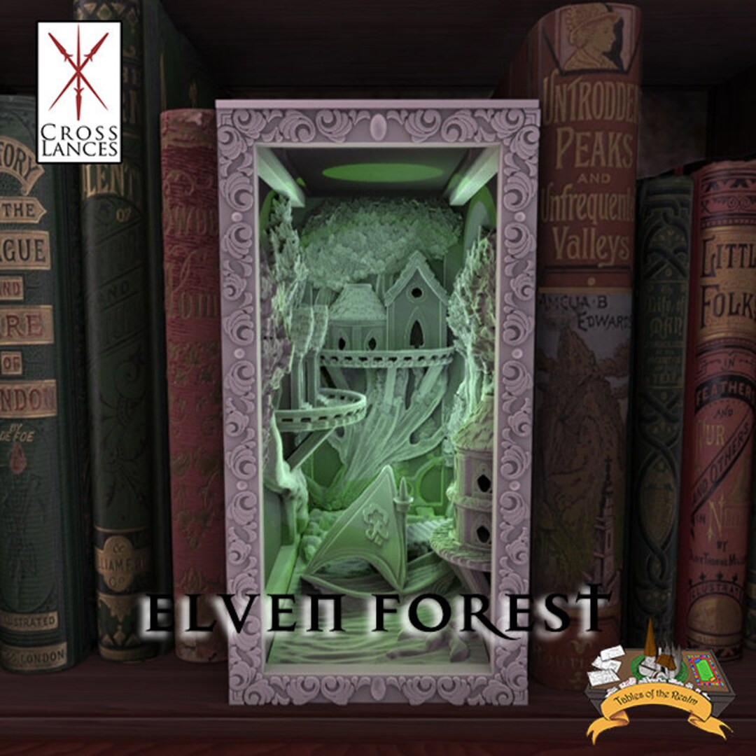 Elven Forest Book Nook - Etsy