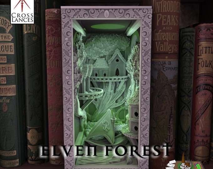Elven Forest Book Nook - Etsy